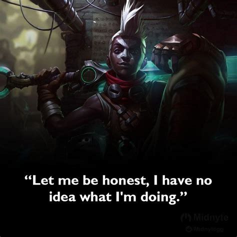 Describe Your Sex Life Using Quotes From League Champions Ill Go