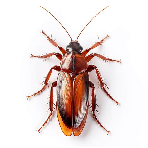 Premium Ai Image Isolated Cockroach On White Background