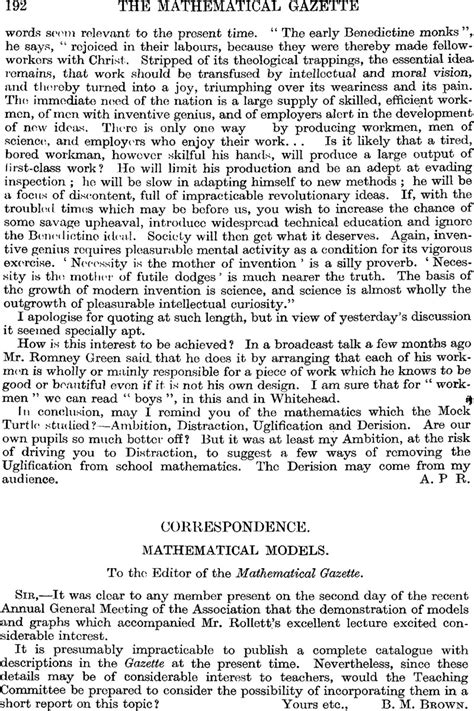 Mathematical Models The Mathematical Gazette Cambridge Core