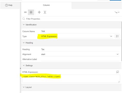 Column Type Html Expression Takes Away Filter Search Box In Ig