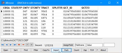 Dbtools Dbf Dbf Database Tools