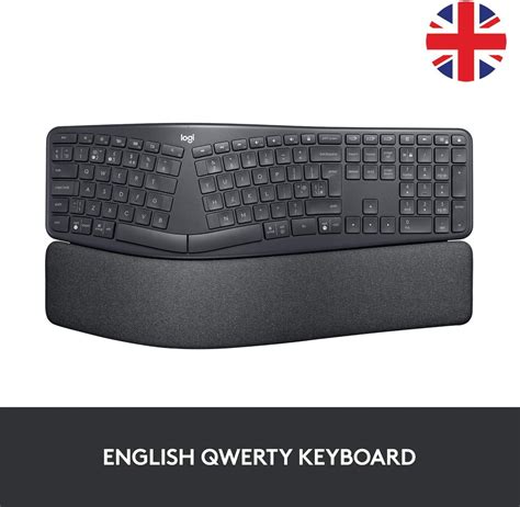 Logitech Ergo K860 Wireless Ergonomic Keyboard Split Keyboard Layout