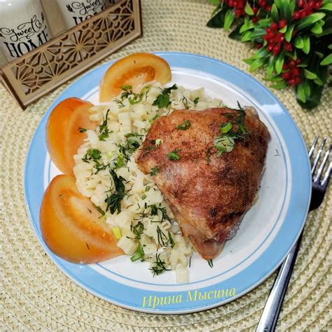 Куриные бёдра с шампиньонами и соусом рецепт с фото пошаговый от Ирина