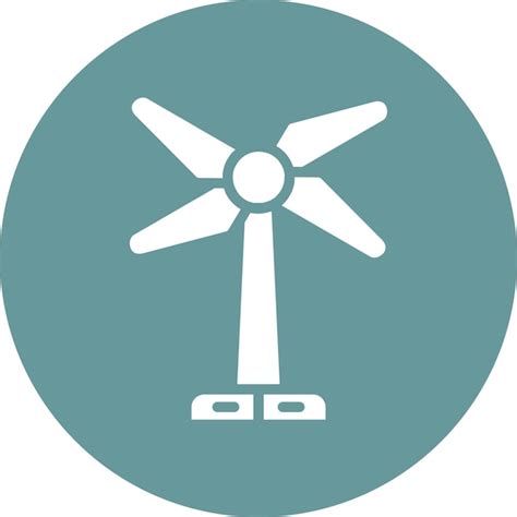 Premium Vector Wind Power Icon Style
