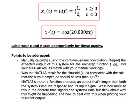 Solved Art I Time Domain Analysis Of Systems