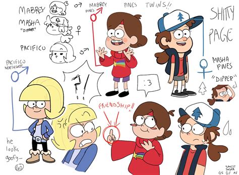 Gravity Falls Gender Swap Mabel Pines And Dipper Pines Gravity Falls