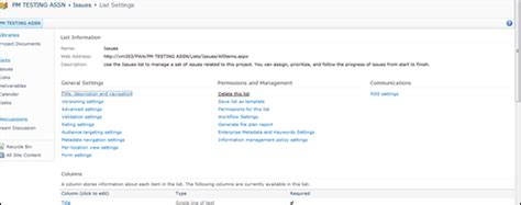 Project Server 2010 Project Site Default Fields Projectserver Ps2010 Modern Work Management