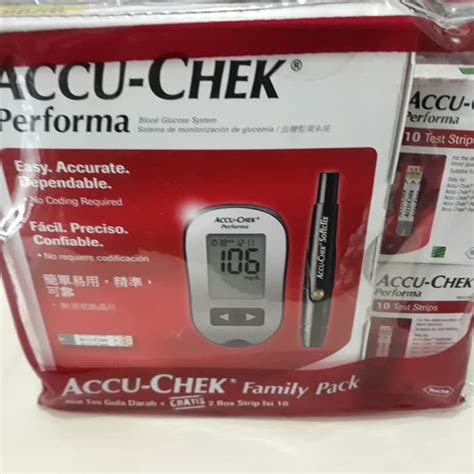 Jual Alat Cek Gula Accu Chek Performa Accu Check Performa Peralatan Medis Shopee Indonesia