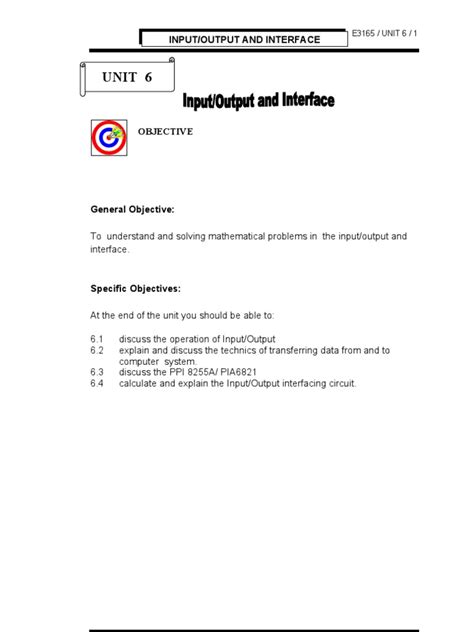 unit6 pdf input output analog to digital converter