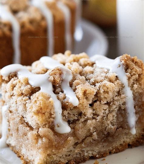Fluffy Apple Cinnamon Coffee Cake Recipe Morning Magic Healthy Choices