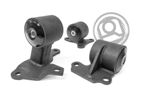 Innovative 94 97 Accord H Series Black Steel Mounts 95a Bushings Auto