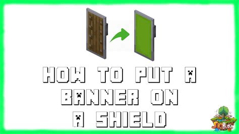 Minecraft How To Put A Banner On A Shield In Minecraft 2022 Youtube