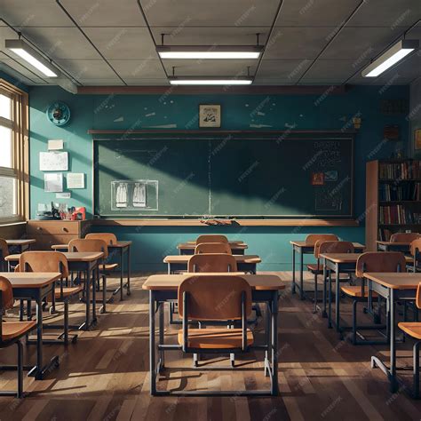 Premium Photo A Picture Of A Modern School Classroom