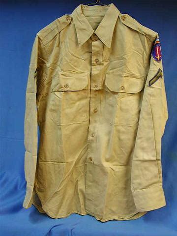 Ww2 Us Army Privates Tan Uniform Shirt 15 X 33 47839072