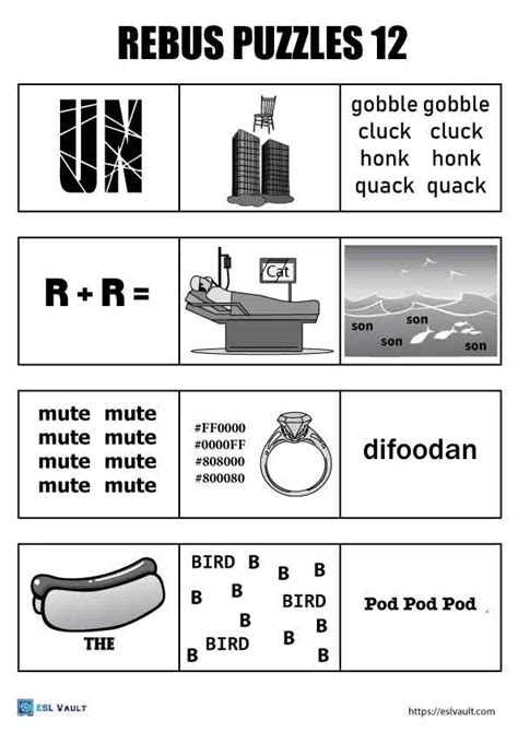 Rebus Puzzles For Adults