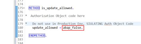 SAP ABAP Central ABAP RAP Global Authorization