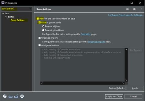 [eclipse 이클립스] 코드정렬 간단하게 하기