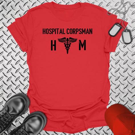 Hm Hospital Corpsman T Shirt For Navy Medics And Veterans Navy Humor