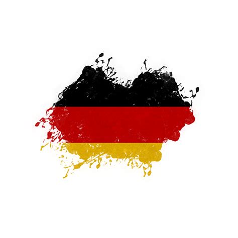 Germany Brush Flag 36569271 Png