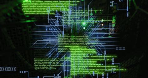 Image Of Ai Text And Data Processing Over Circuit Board Stock Illustration Illustration Of