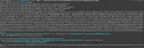 Getting Error In Makefile · Issue 295 · Tensorflowtflite Micro · Github