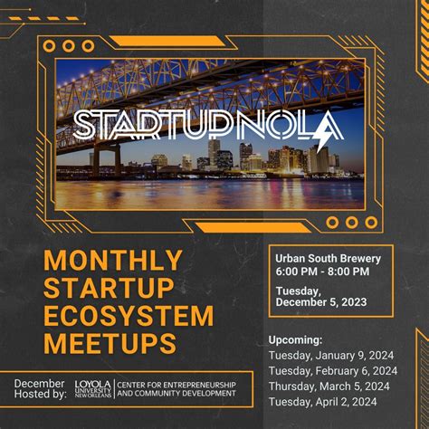 Startupecosystem Entrepreneurship Ip Businessgrowth Networking Neworleansentrepreneurs