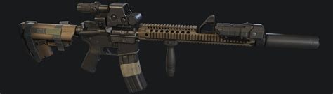 M A SOPMOD Block II Tanned Handguard And Custom Stock At Ghost Recon Breakpoint Nexus Mods