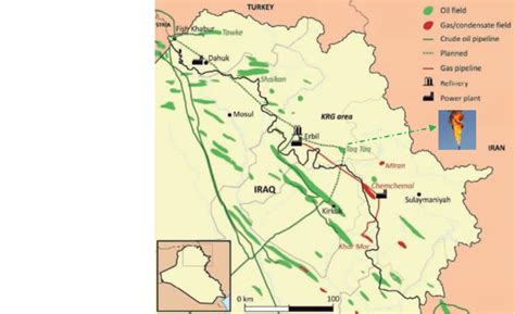 Map Of The Area Krg Map 2021 Download Scientific Diagram