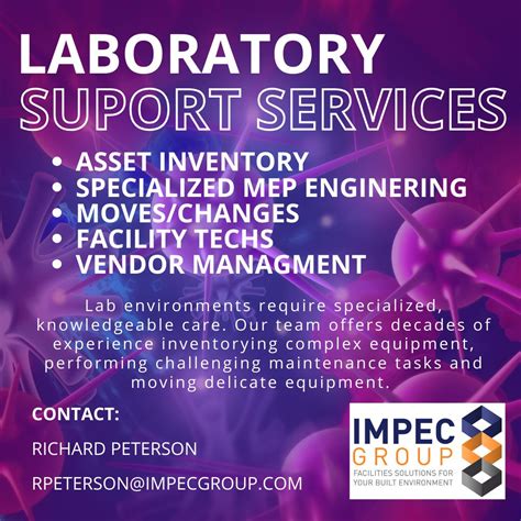 Impec Group On Linkedin Lab Lifesciences Cre Facilitymanagement Laboratory Facilties Ifma…