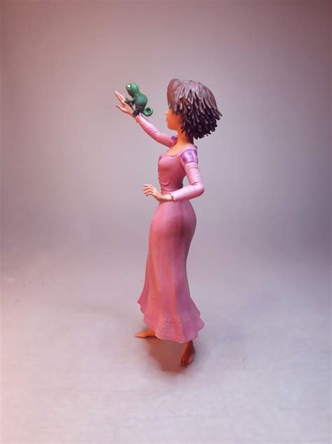 Short Hair Rapunzel With Pascal 3d Print R Tangled
