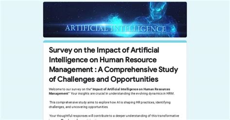 Shreya Wawre On Linkedin Survey On The Impact Of Artificial