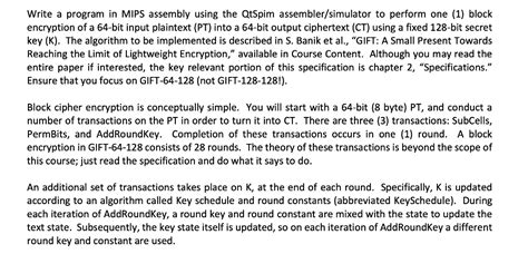 Write A Program In Mips Assembly Using The Qtspim