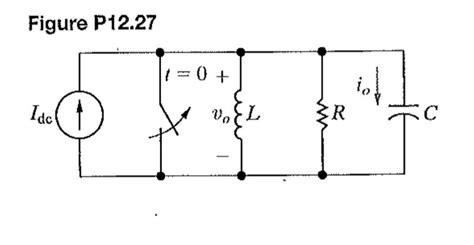 Solved The Parameter Values For The Circuit In Fig Chegg