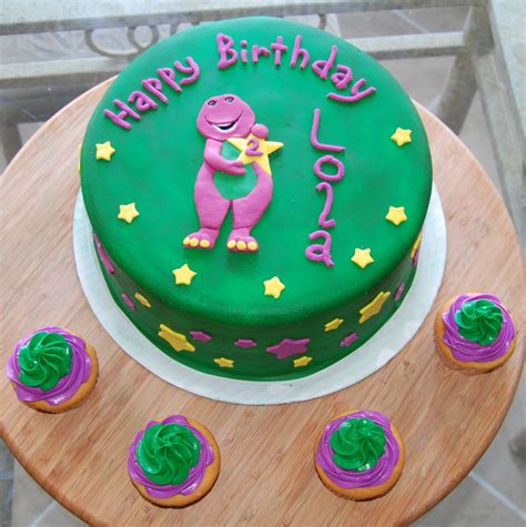 Barney Cake