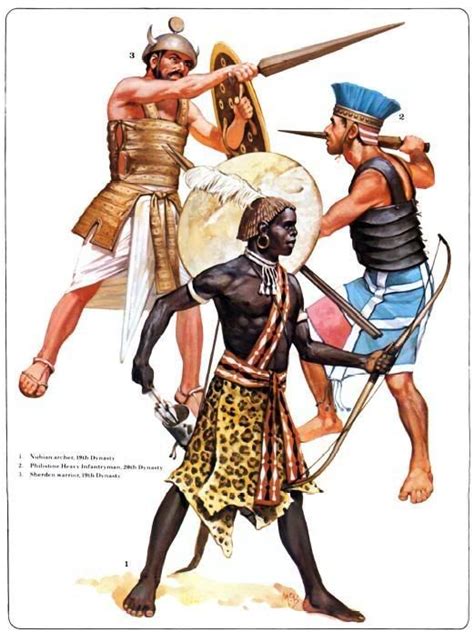 Bible Times Mod Ilustración De Guerreros Guerras Púnicas Egipto