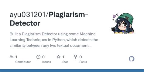 Github Ayu031201plagiarism Detector Built A Plagiarism Detector