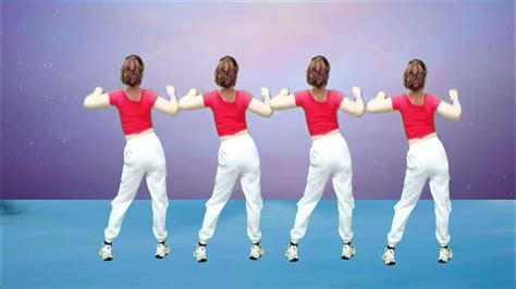 动感健身操《花海情缘》背面，动感十足，简单活力，减肥瘦身 Youtube