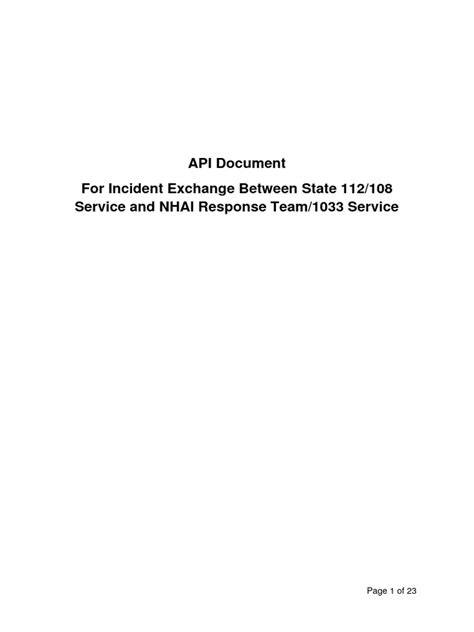 Standard Api Format Pdf