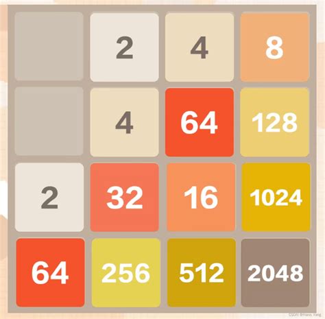 python｜闲谈2048小游戏和数组的旋转及翻转和转置 使用二维数组旋转4阶幻方 csdn博客