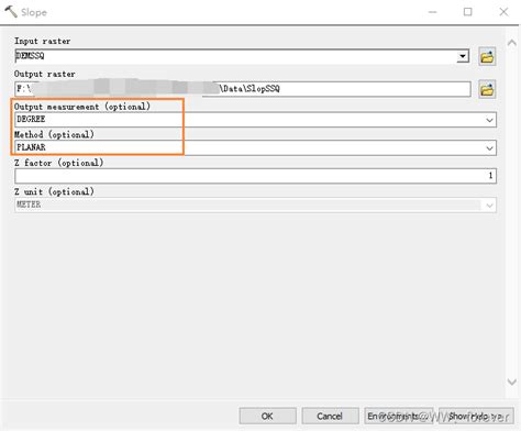 【arcgis】利用高程进行坡度分析：区域面 河道坡度 arcgis坡度分析 csdn博客