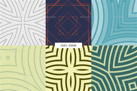 Abstract Line Seamless Pattern Graphics Graphicriver