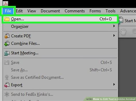 How To Edit Text In Adobe Acrobat With Pictures WikiHow