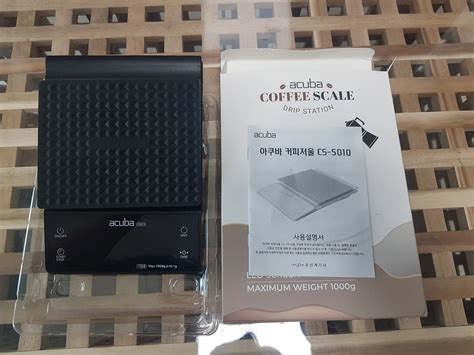 아쿠바 전자저울커피 블랙 상태굿🤗 당근 중고거래