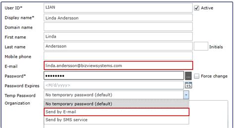 One Time Password Otp Through Email Bizview