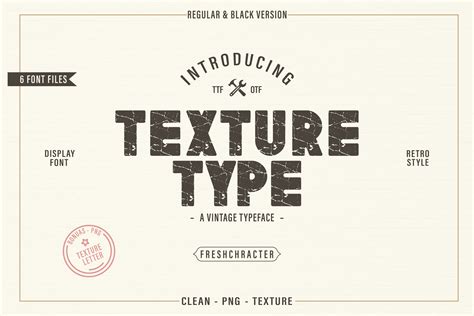 Texture Type Font By Mistydesigns · Creative Fabrica
