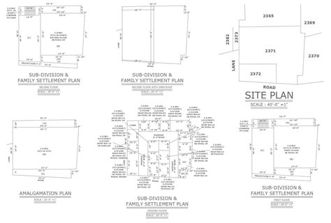 Autocad Format Drawing Of Subdivision House Layout