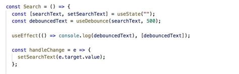 How To Use Debounce With React Hooks Rreactjs
