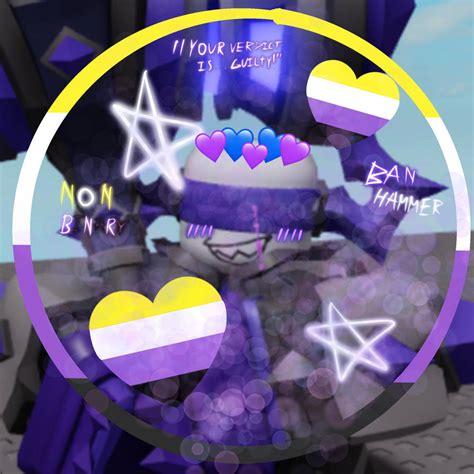 Requested Non Binary Ban Hammer Pfp Edit3 By Andrianadrawsstuff13 On