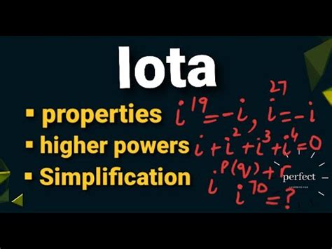 Imaginary Number Iota Complex Numbers Properties Simplify Higher Powers In Urdu And Hindi
