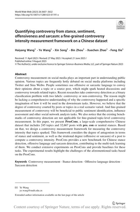 Quantifying Controversy From Stance Sentiment Offensiveness And